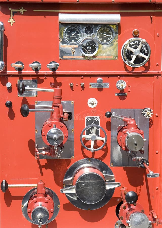 Firefighter Controls Truck Stock Photos - Free & Royalty-Free Stock ...