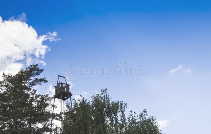 Old fire watchtower stock image. Image of fire, tower - 94703113