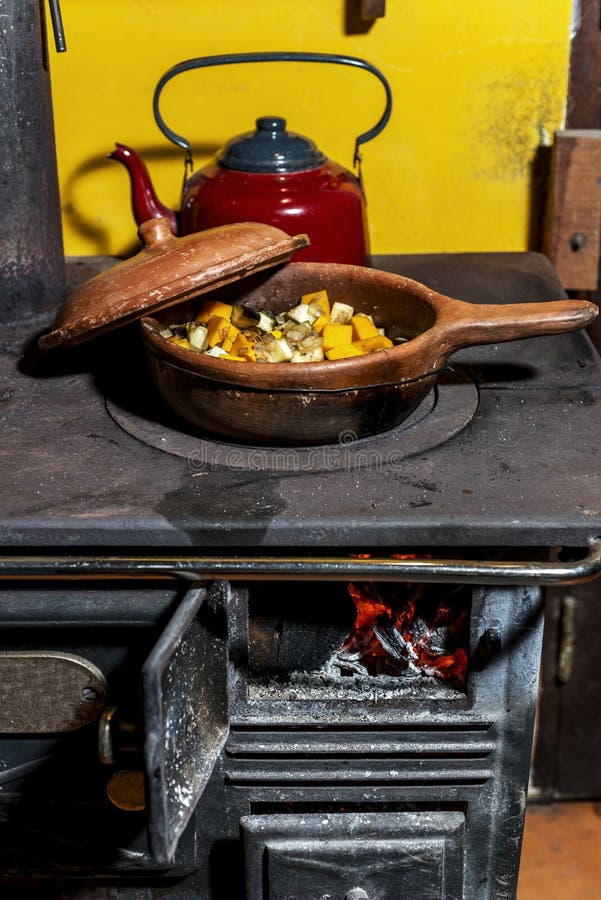 Firewood Kitchen with Fire on Stock Photo - Image of bake, graphics ...