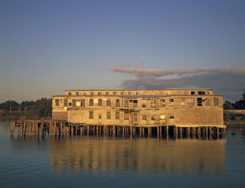 Old fish cannery stock image. Image of natural, rundown - 17945639