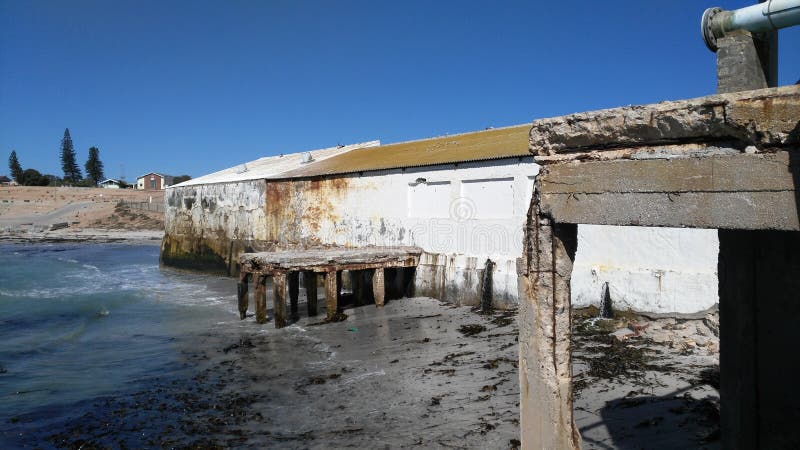 Old fish factory. stock photo. Image of factory, building - 90665238