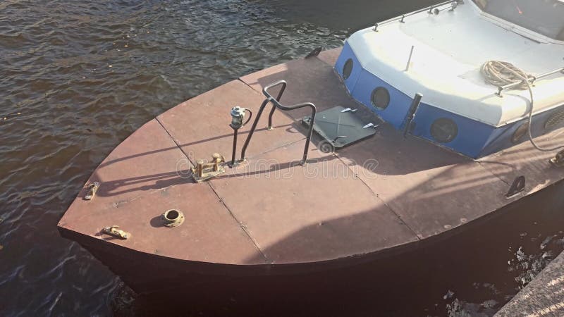 Old Fishing Floating on Dock. Sunny Day Stock Footage - Video of city ...