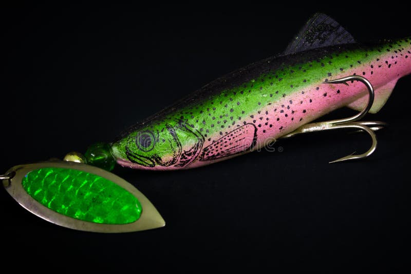 Old fishing lure stock photo. Image of beautiful, silver - 214777772