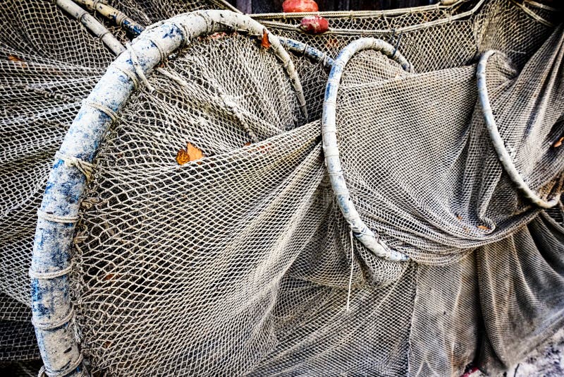 Old fishing net stock photo. Image of still, obsolete - 46929174