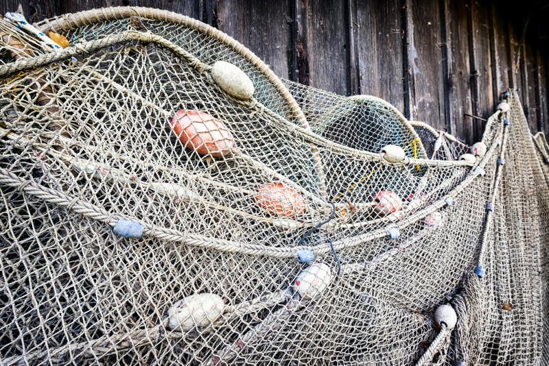 Old fishing net stock photo. Image of equipment, rustic - 47480852
