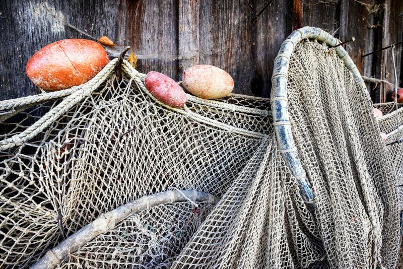 Old fishing net stock image. Image of life, fashioned - 50617951