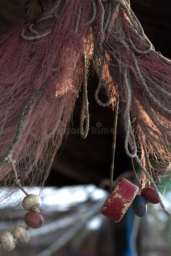 Old fishing nets stock photo. Image of pattern, fisherman - 32073452