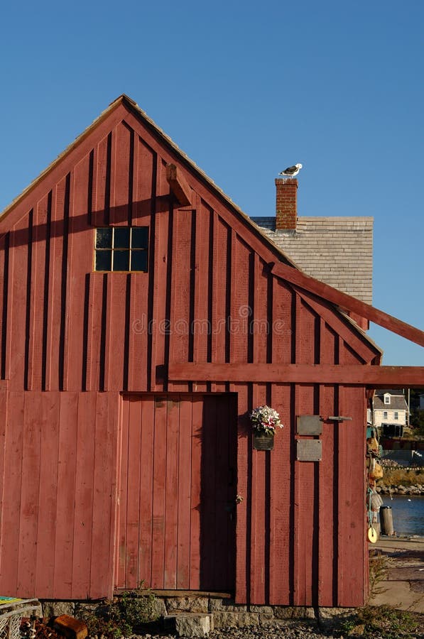 Old Fishing Shack Motif Number One Back Side Stock Image - Image of ...
