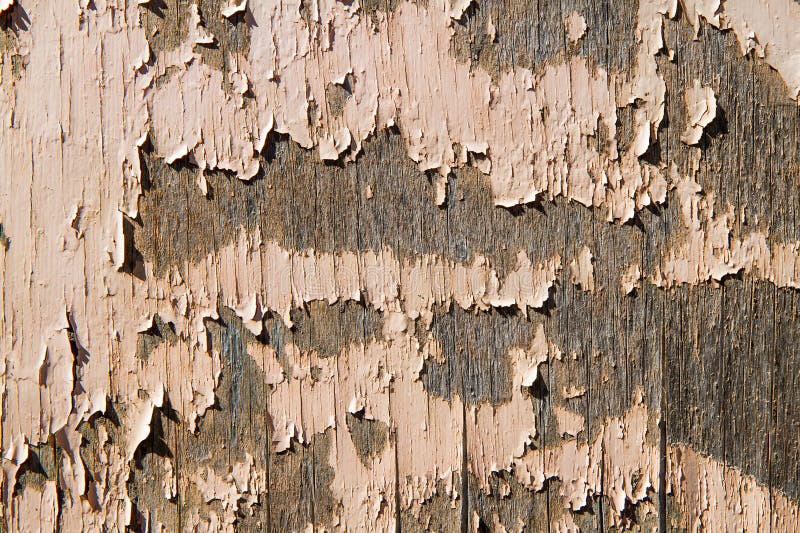 Old Flaky Paint on a Wooden Surface. Stock Image - Image of plank ...