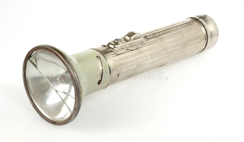 Old flashlight stock photo. Image of ancient, flashlight - 8985266