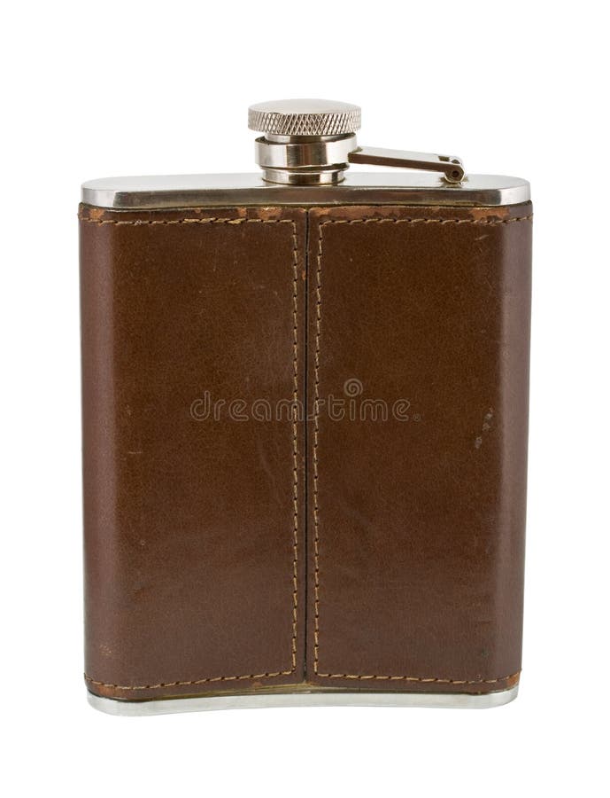 Old flask stock image. Image of alcohol, brown, buffet - 10372853
