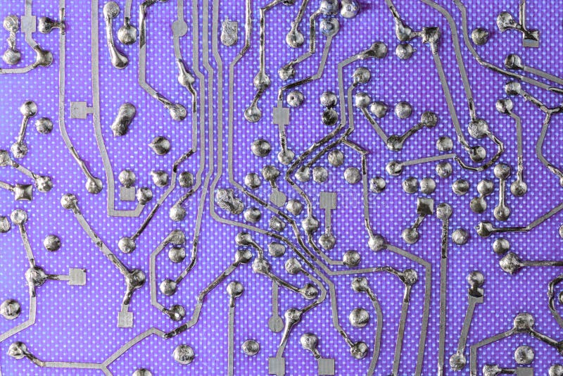 Old Flat Bare Fiberglass Pcb without Components Stock Photo - Image of ...