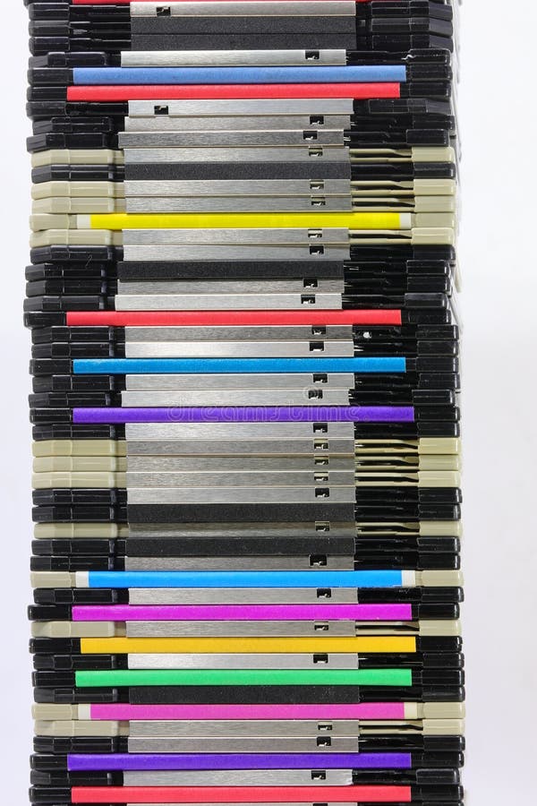 Old Floppy Disks Used To Save Data and Computer Programs in the 90s and ...