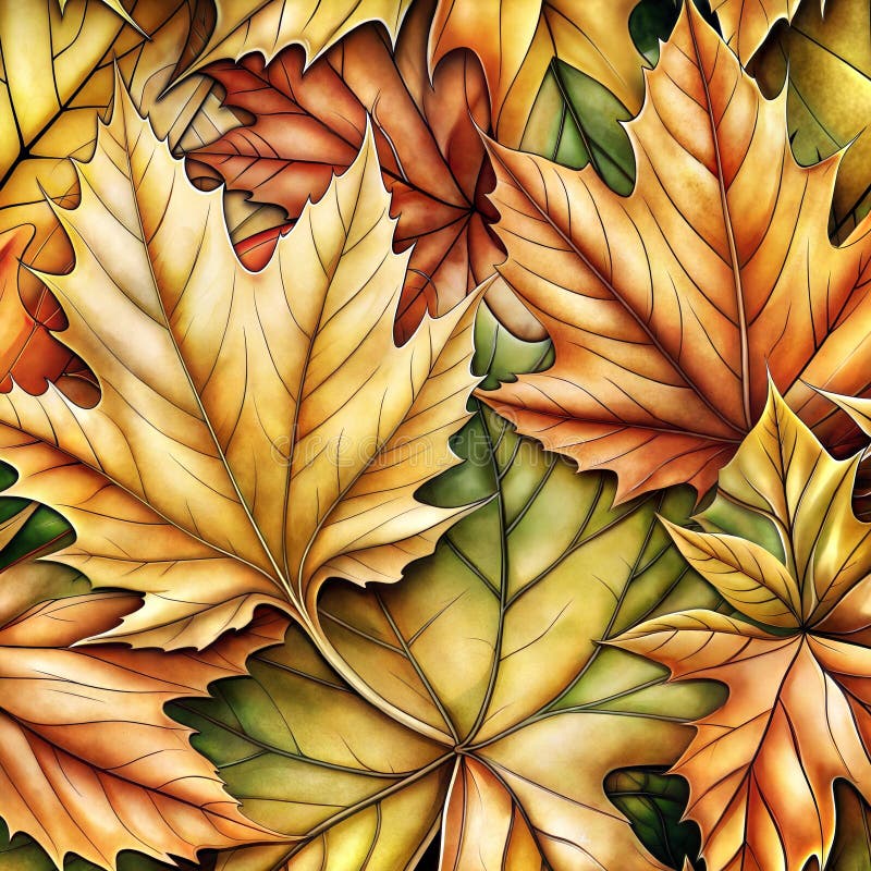 Floral Illustration, Old Style Seamless Tile Pattern Design, AI ...