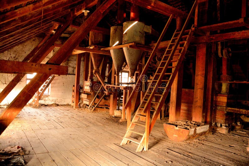 The old flour mill editorial photography. Image of natural - 82159912