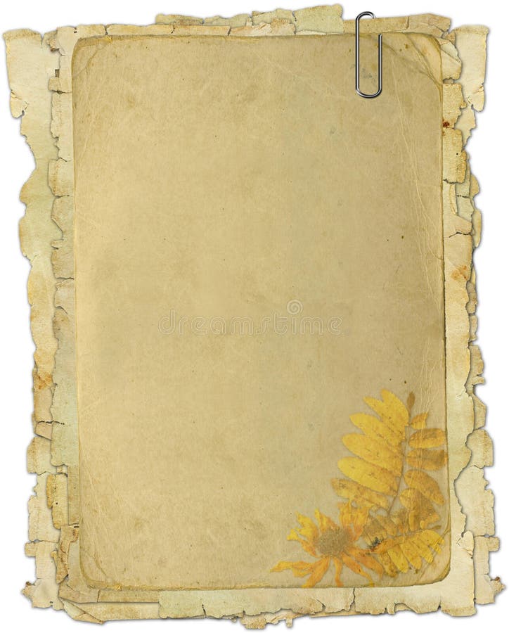 Old flower paper textures stock illustration. Illustration of paper ...