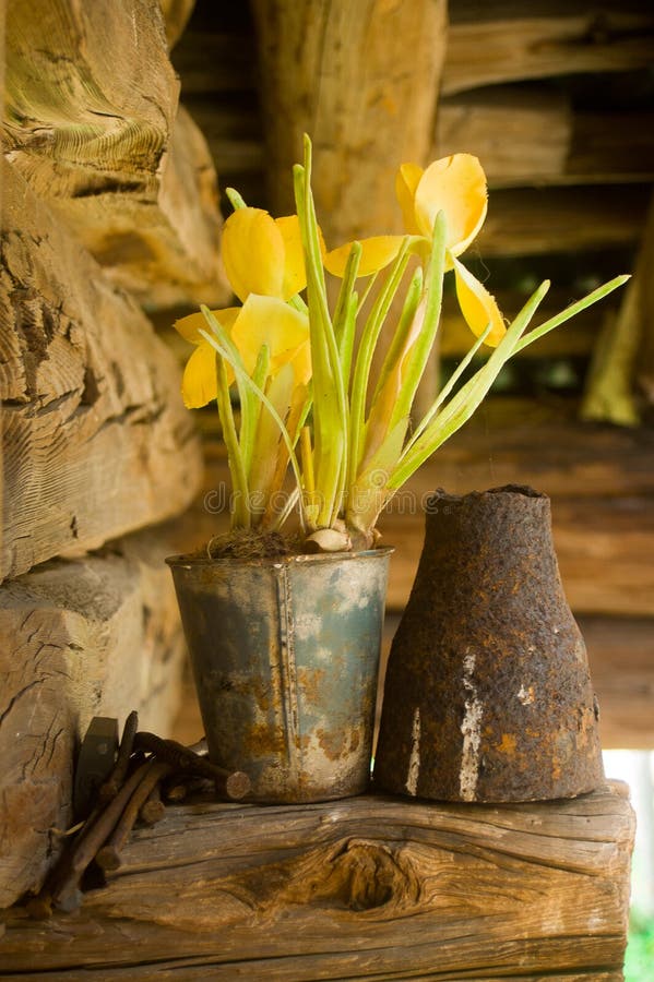 Old flower pot stock photo. Image of colours, wooden - 28257158