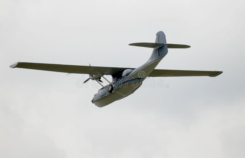 Old flying boat stock photo. Image of historic, black - 20751232