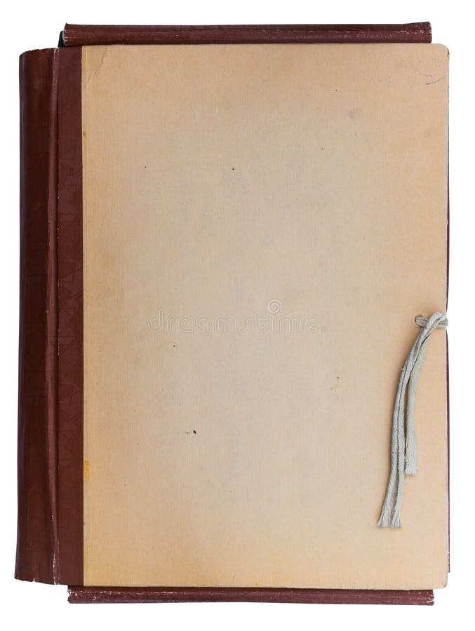 Used Paper Vintage Folder Isolated White Background Stock Photos - Free ...