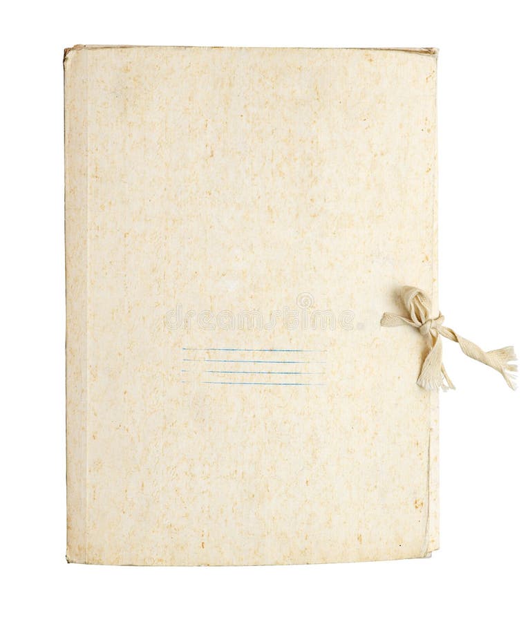 Old folder with papers stock image. Image of documents - 20035033