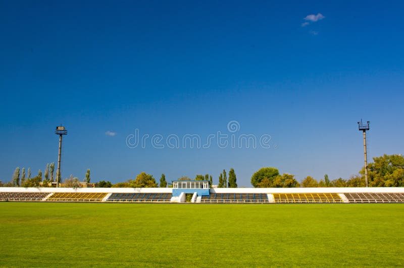 Old football stadium stock photo. Image of playing, football - 26662268