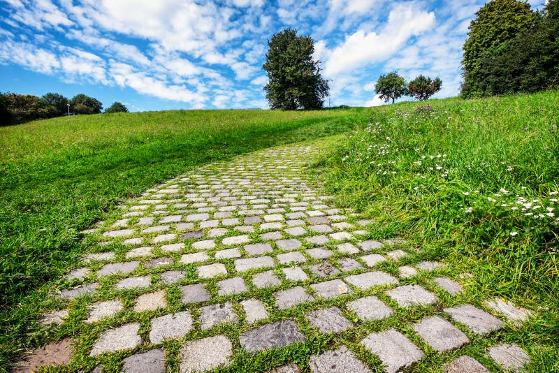 Old footpath stock image. Image of obsolete, summer, outdoors - 50618231