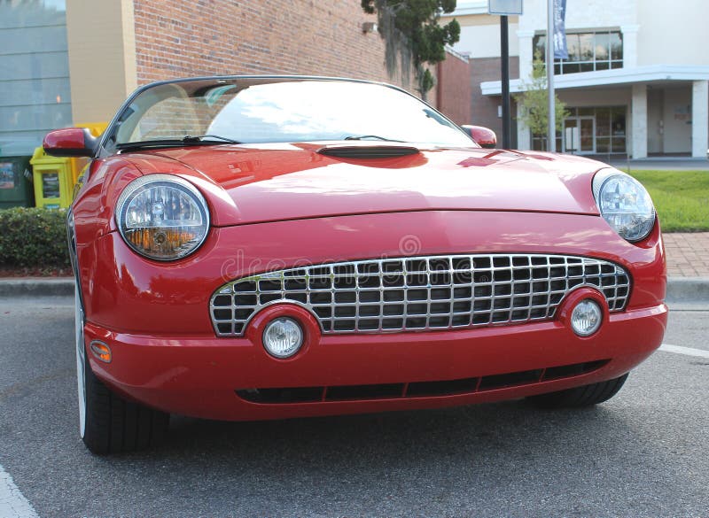 Old Ford Thunderbird Car stock image. Image of country - 30330367