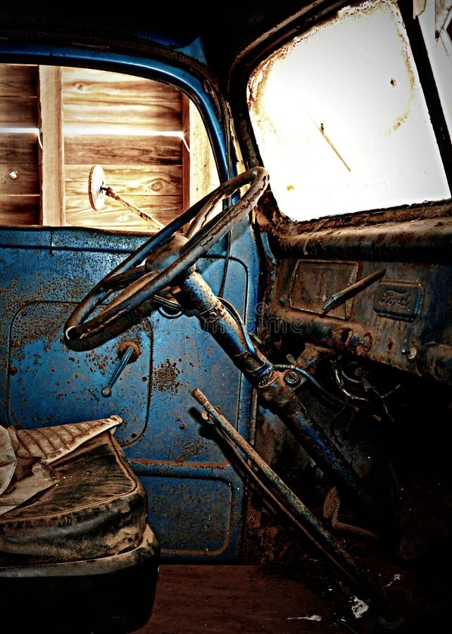 Old Ford truck cab editorial photo. Image of antique - 72948306