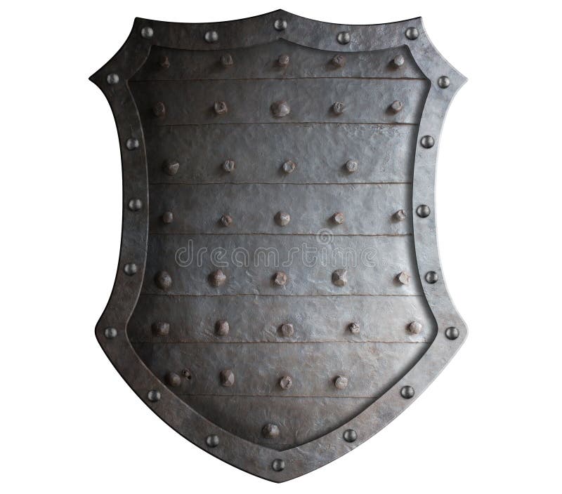 Old Forged Medieval Shield with Rough Spikes Stock Image - Image of ...