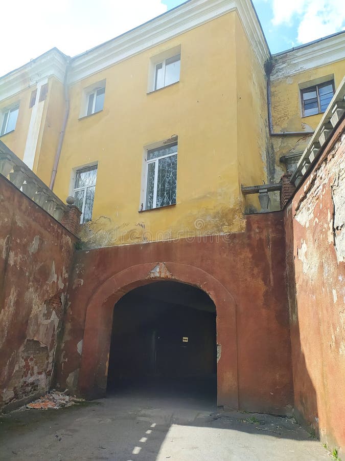 An old forgotten castle stock photo. Image of monastery - 224687704