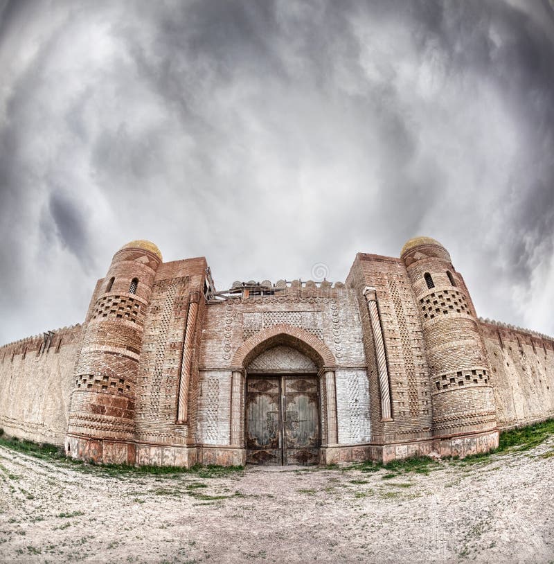 Old Fort stock photo. Image of kazakh, drought, grass - 31182792