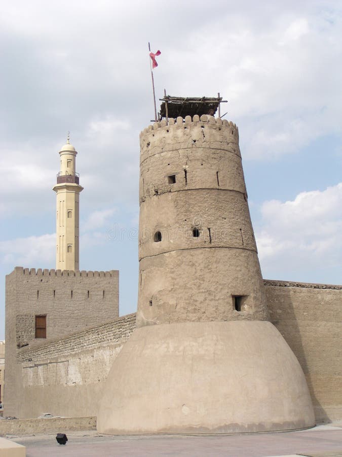 Old Fort (Dubai) stock photo. Image of emerites, castle, muslim - 9880