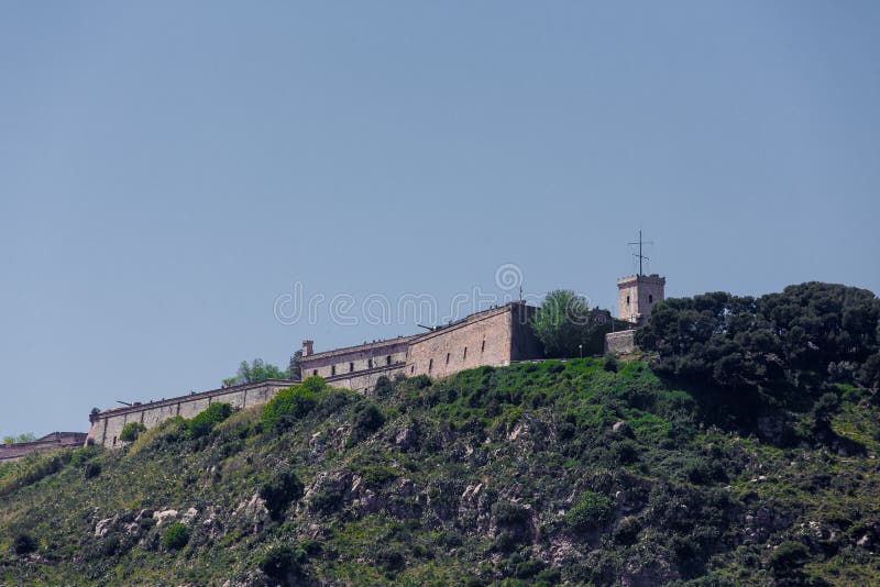 Old Fort on Spanish Hill stock image. Image of fort, europe - 34085533