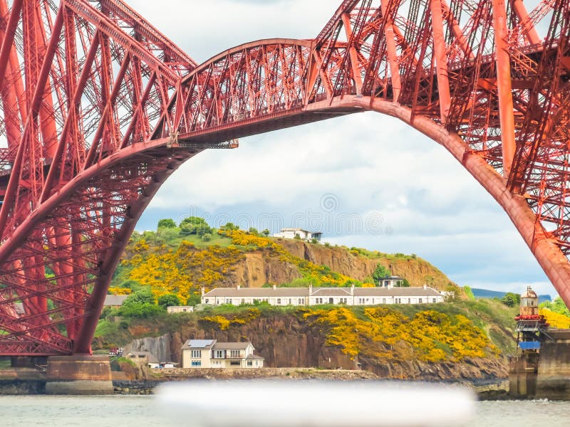 Forth Bridge and Firth of Forth. Edinburgh, Scotland, UK Stock Photo ...