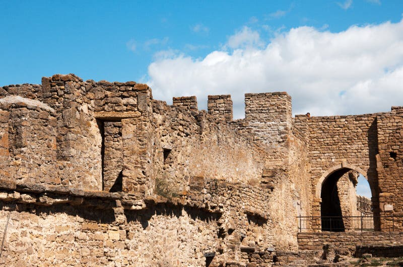 Old Fortress Against the Sky. Historical Place Stock Image - Image of ...