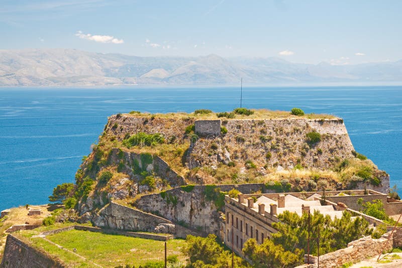Old Fortress at Corfu stock photo. Image of travel, island - 25445334