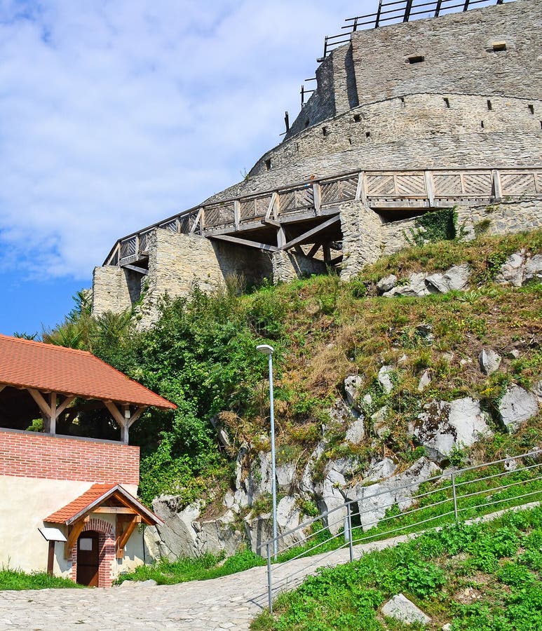 Old Fortress in Transylvania Romania Stock Image - Image of abandoned ...