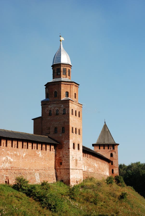Old Fortress in Velikiy Novgorod Stock Photo - Image of fortress ...