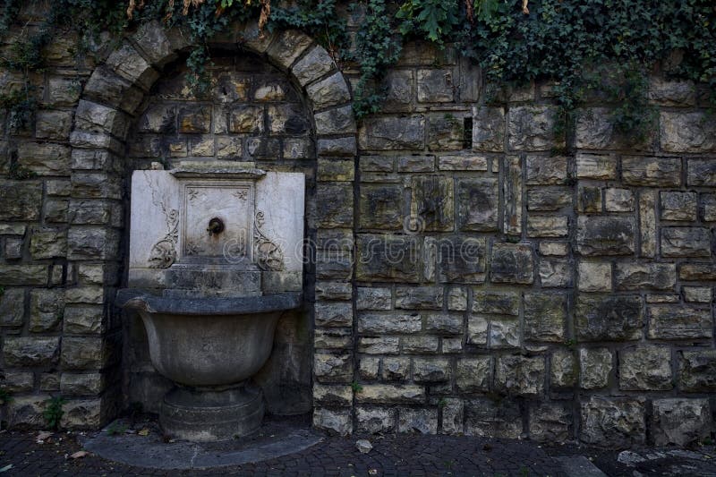Old fountain stock photo. Image of famous, attraction - 253513642