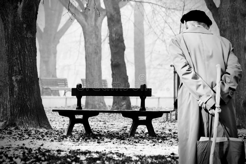 Old frail man stock photo. Image of pensioner, perennial - 22272062