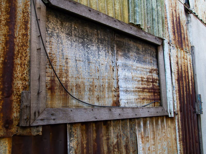 Rusty Corrugated Metal Texture or Galvanized Iron Steel, Abstract ...