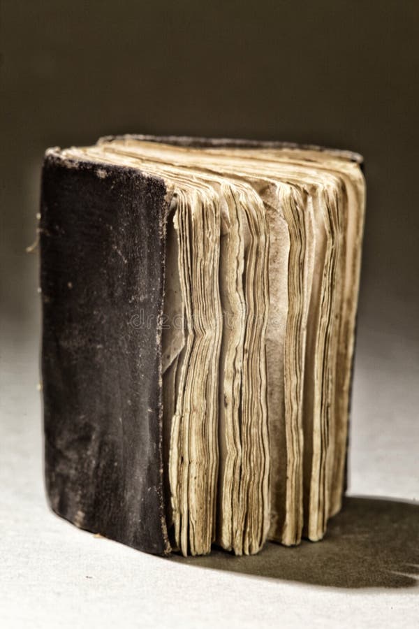 Old Book with Frayed Cloth Hardcover Stock Image - Image of isolated ...