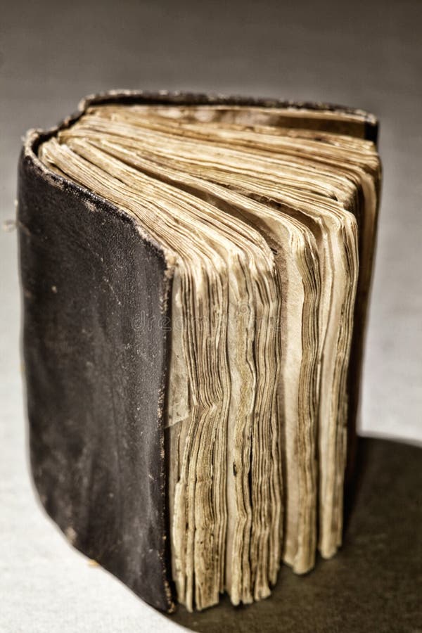 Old Book with Frayed Cloth Hardcover Stock Image - Image of isolated ...