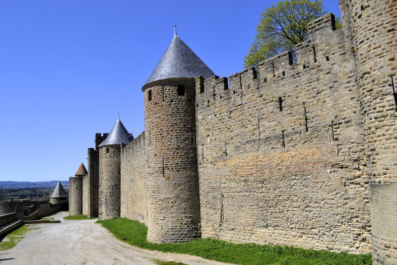 Old French Castle stock image. Image of turret, visit - 34842463