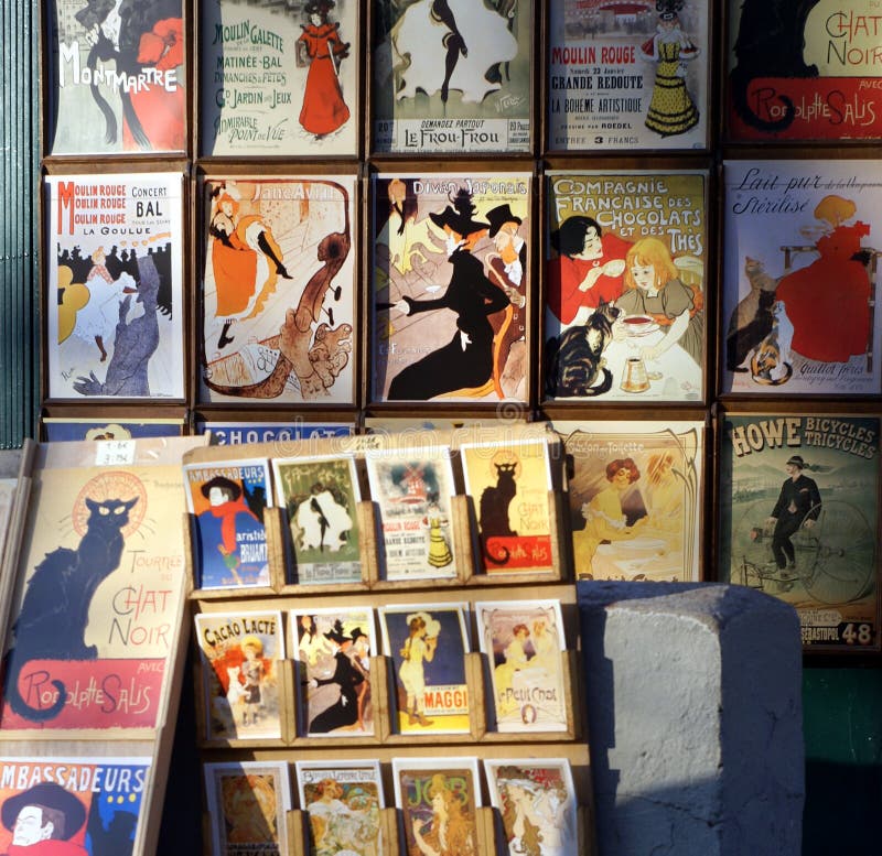 Old French commercial ads editorial stock image. Image of advertisement ...