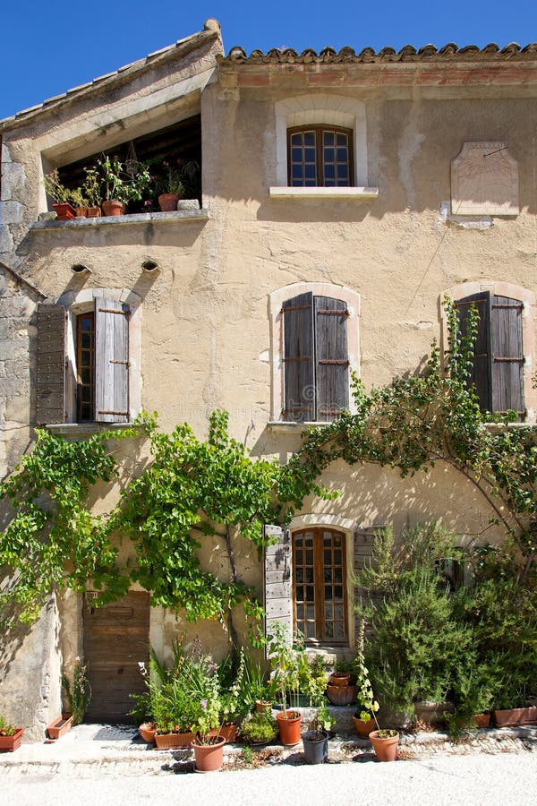 Old French House Exterior stock image. Image of french - 18704701