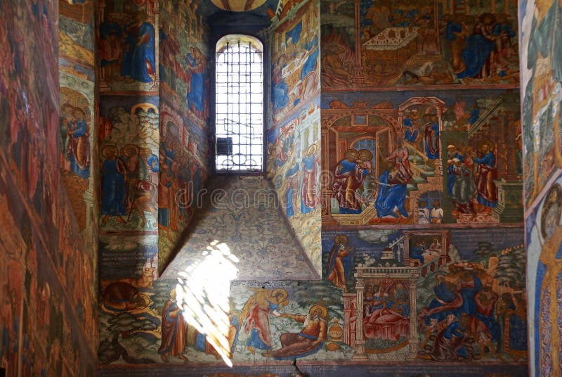 Old Fresco in Orthodox Church Editorial Photography - Image of window ...