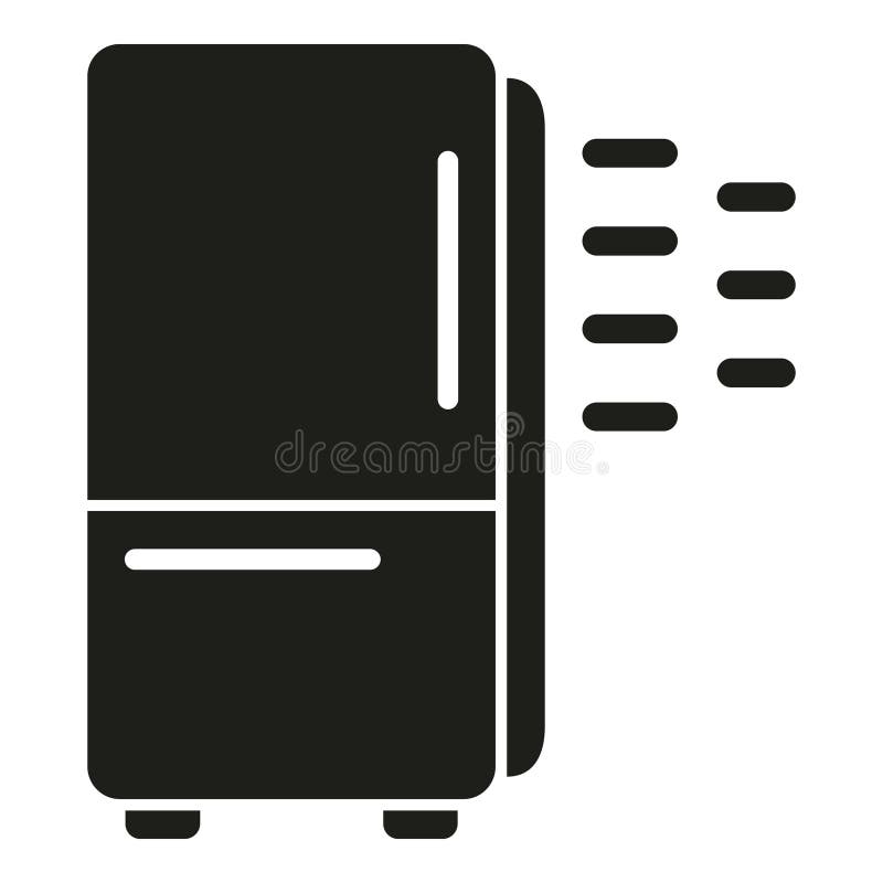 Old Fridge Icon Simple Vector. Repair Service Stock Illustration ...