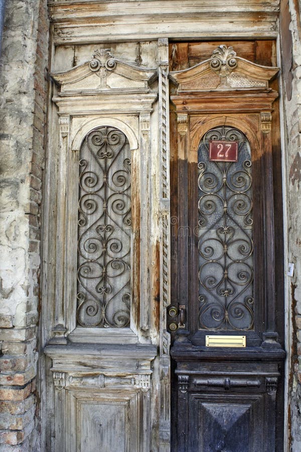 Old front door stock photo. Image of painted, front, color - 76334532