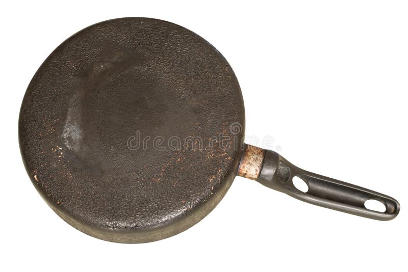 Frying Pan of Peltre, Back Side Stock Image - Image of fryingpan ...